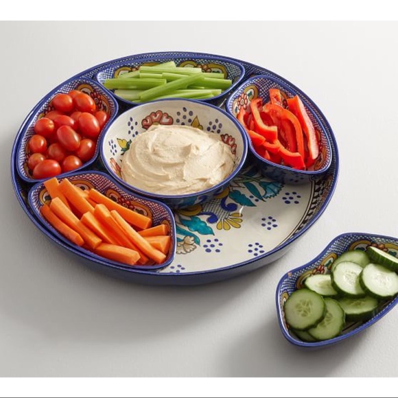 Pottery Barn | Dining | New Pottery Barn Del Sol Melamine Sectioned ...